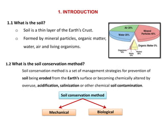 Biological soil conservation methods | PPTX