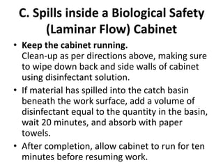 Biological Spills Clean-up Procedures.ppt