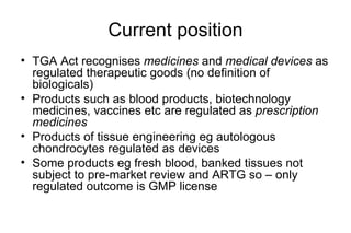 Biologicals Regulation in Australia | PPT | Biotech and Biomedical Industry | Industries