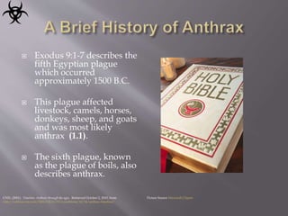 Biological Terrorism: Anthrax | PPTX