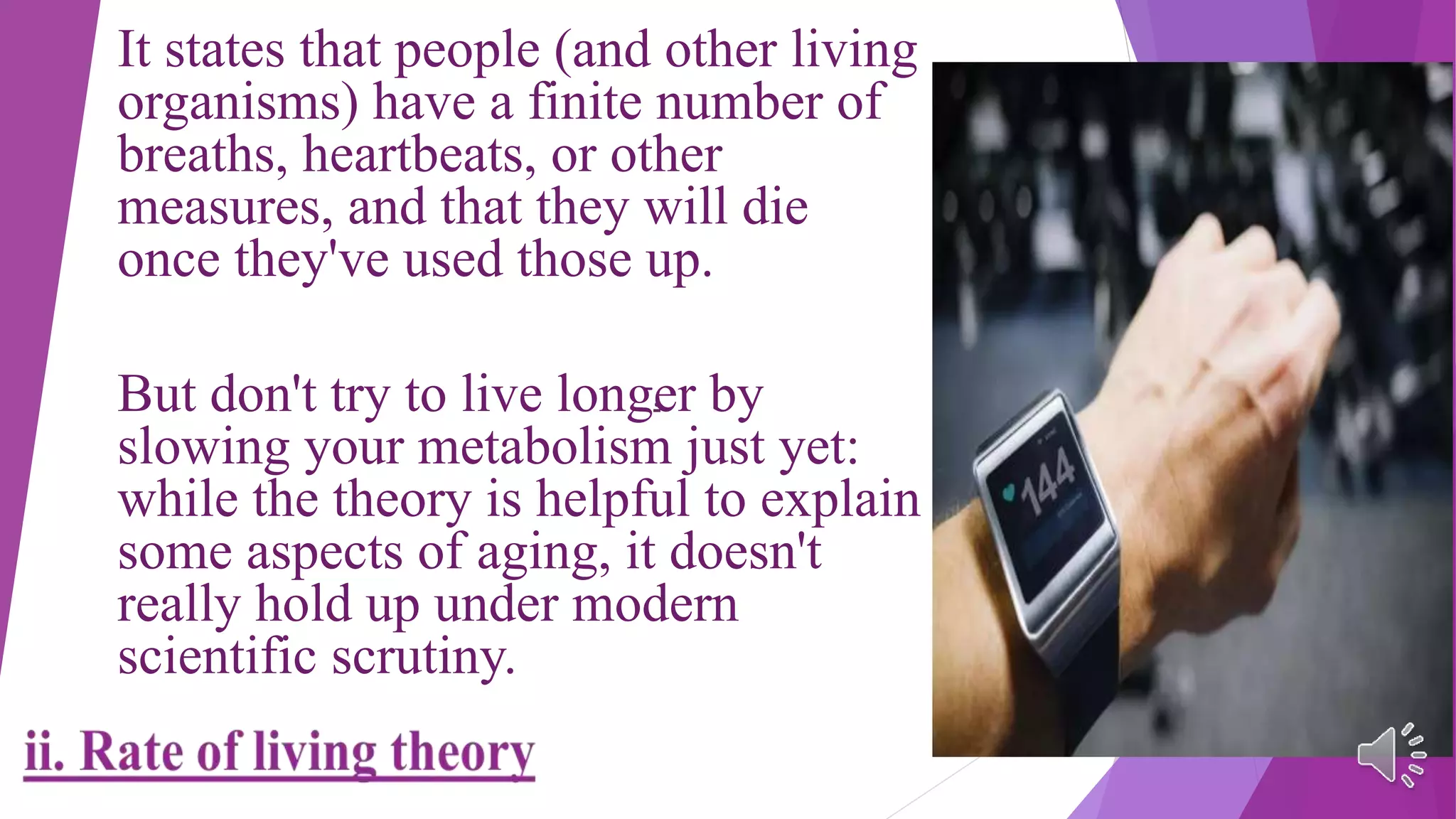 Biological theories of aging | PPT Biological theories of aging | PPT