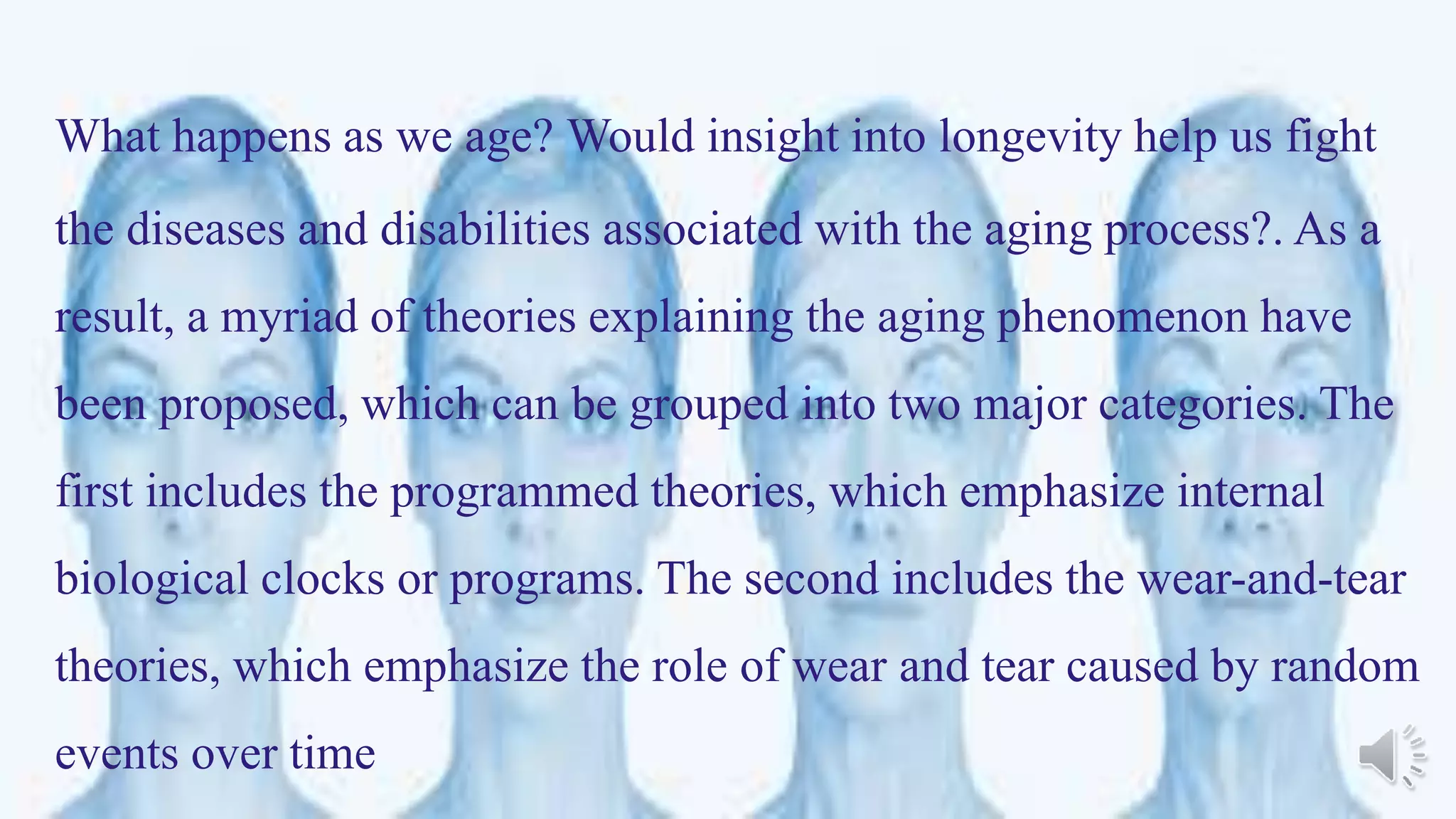 Biological theories of aging | PPTX