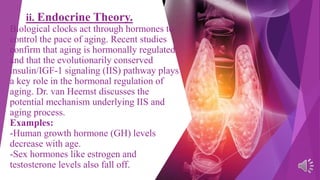 Biological theories of aging | PPTX