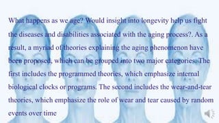 Biological theories of aging | PPTX