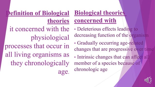 Biological theories of aging | PPT Biological theories of aging | PPT