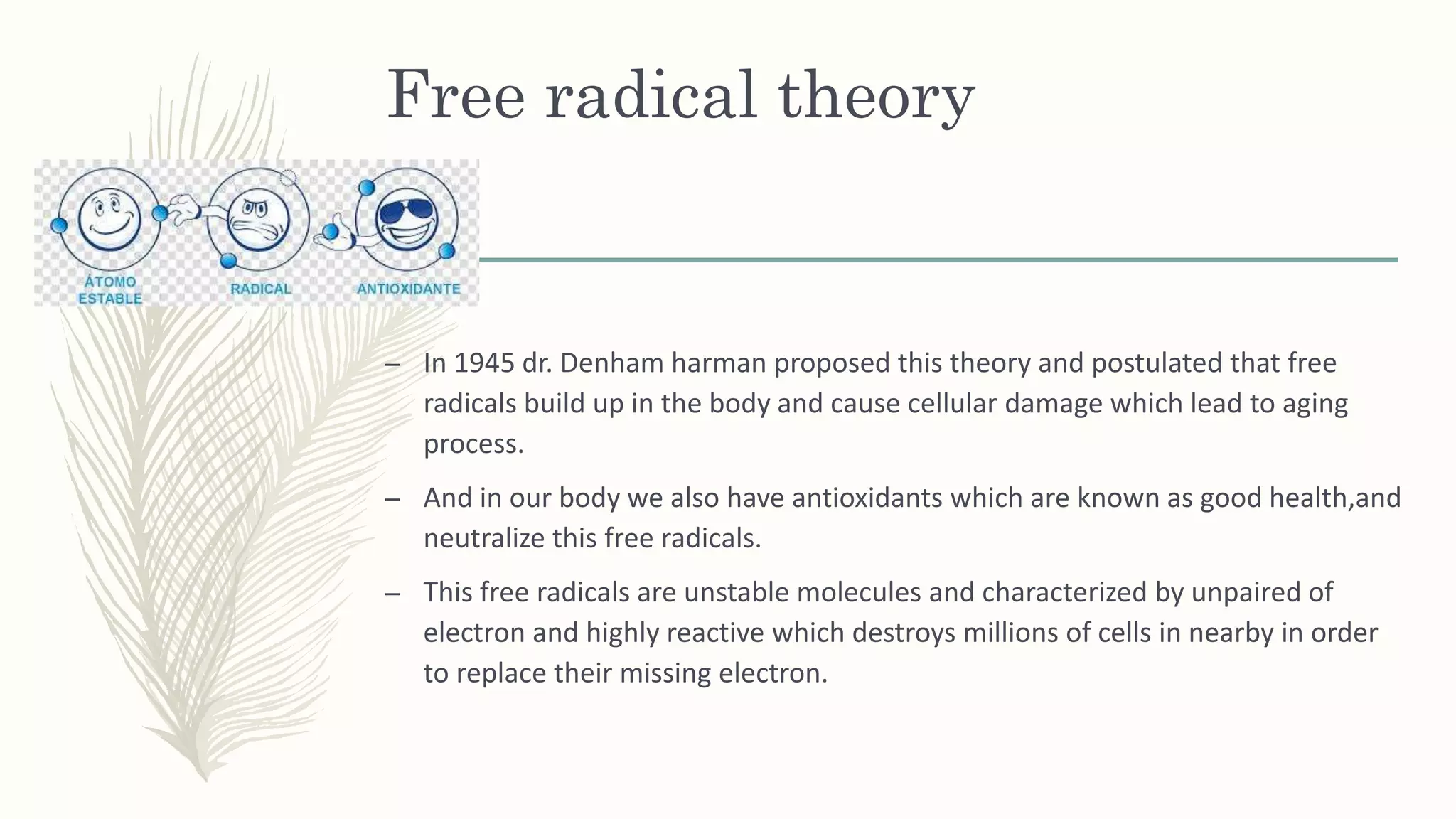 Biological theories of aging | PPTX