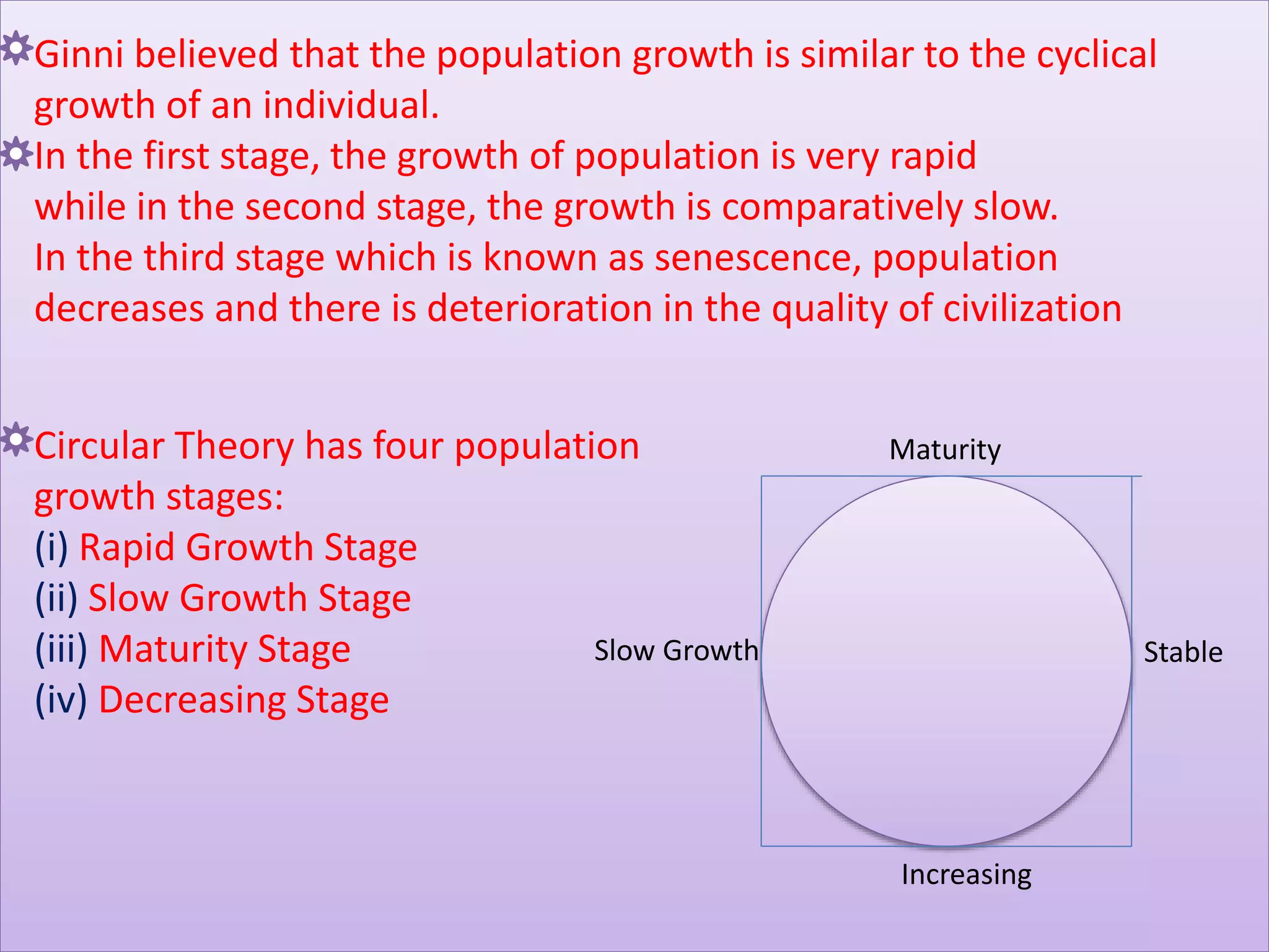 Biological theories of population | PPTX
