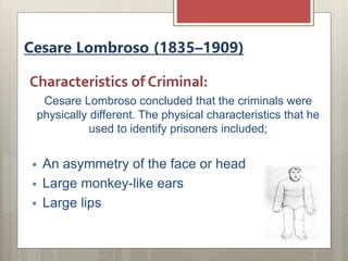 Biological theory of crime | PPTX