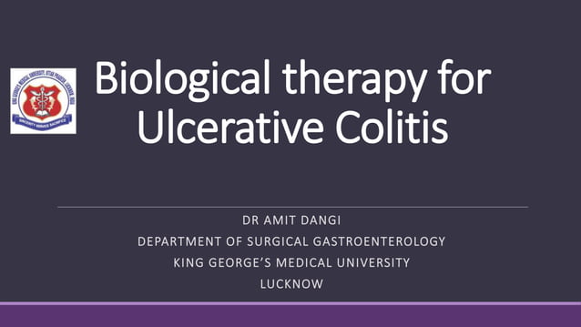 Biological therapy for Ulcerative colitis | PPTX