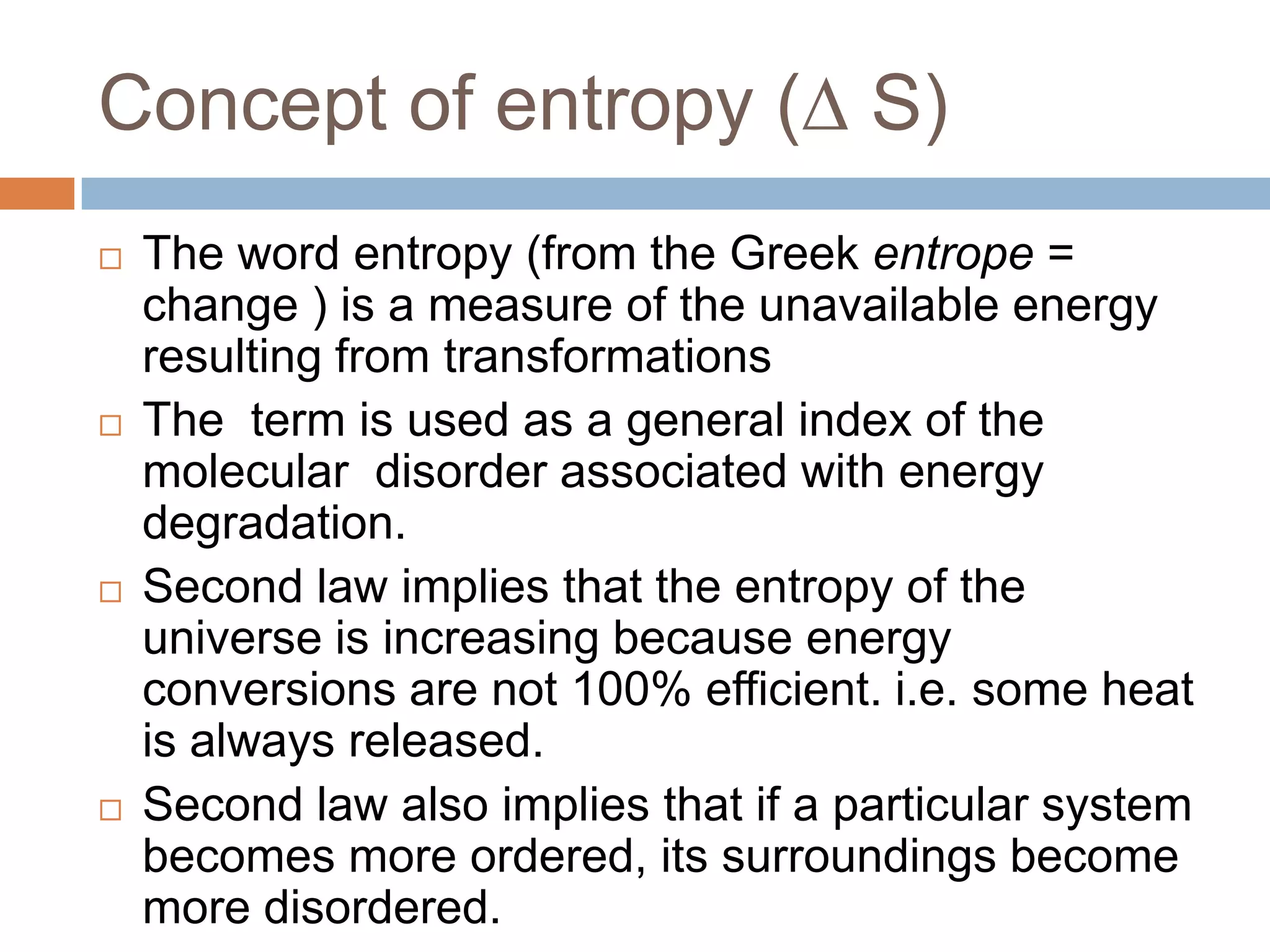Biological thermodynamics | PPTX