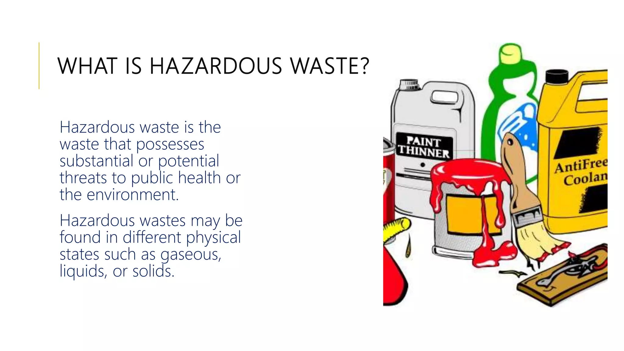 Biological treatment of hazardous waste | PPTX