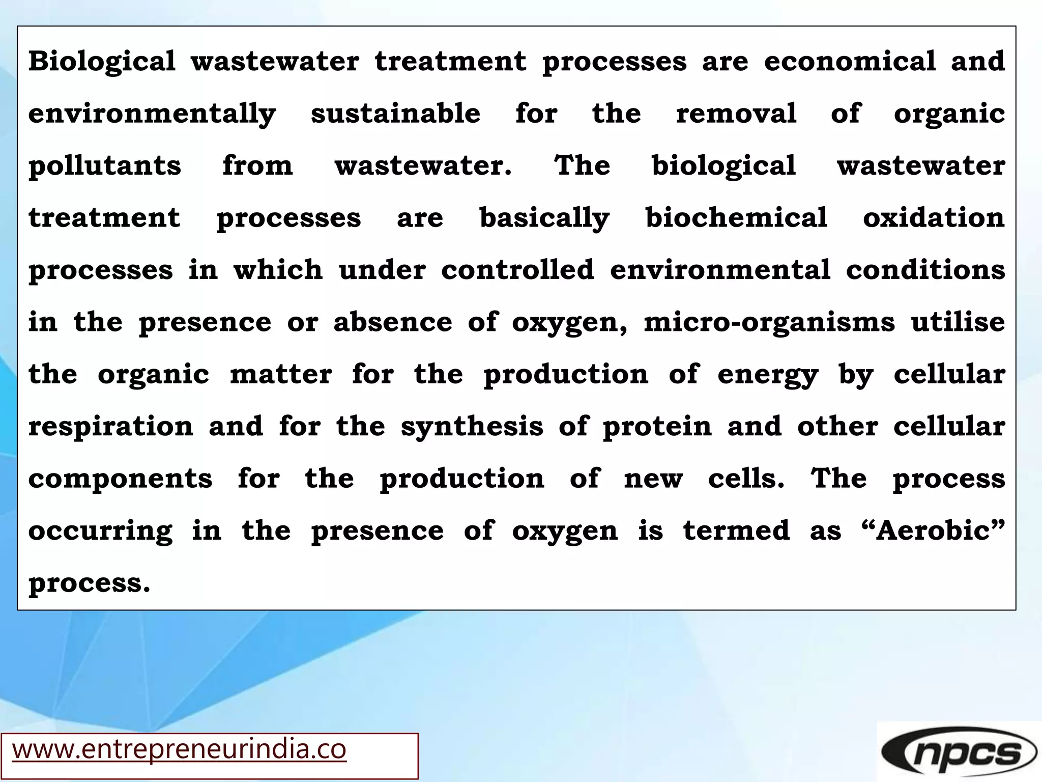 Biological Treatment of Organic Waste, Tomato Waste Water Treatment ...