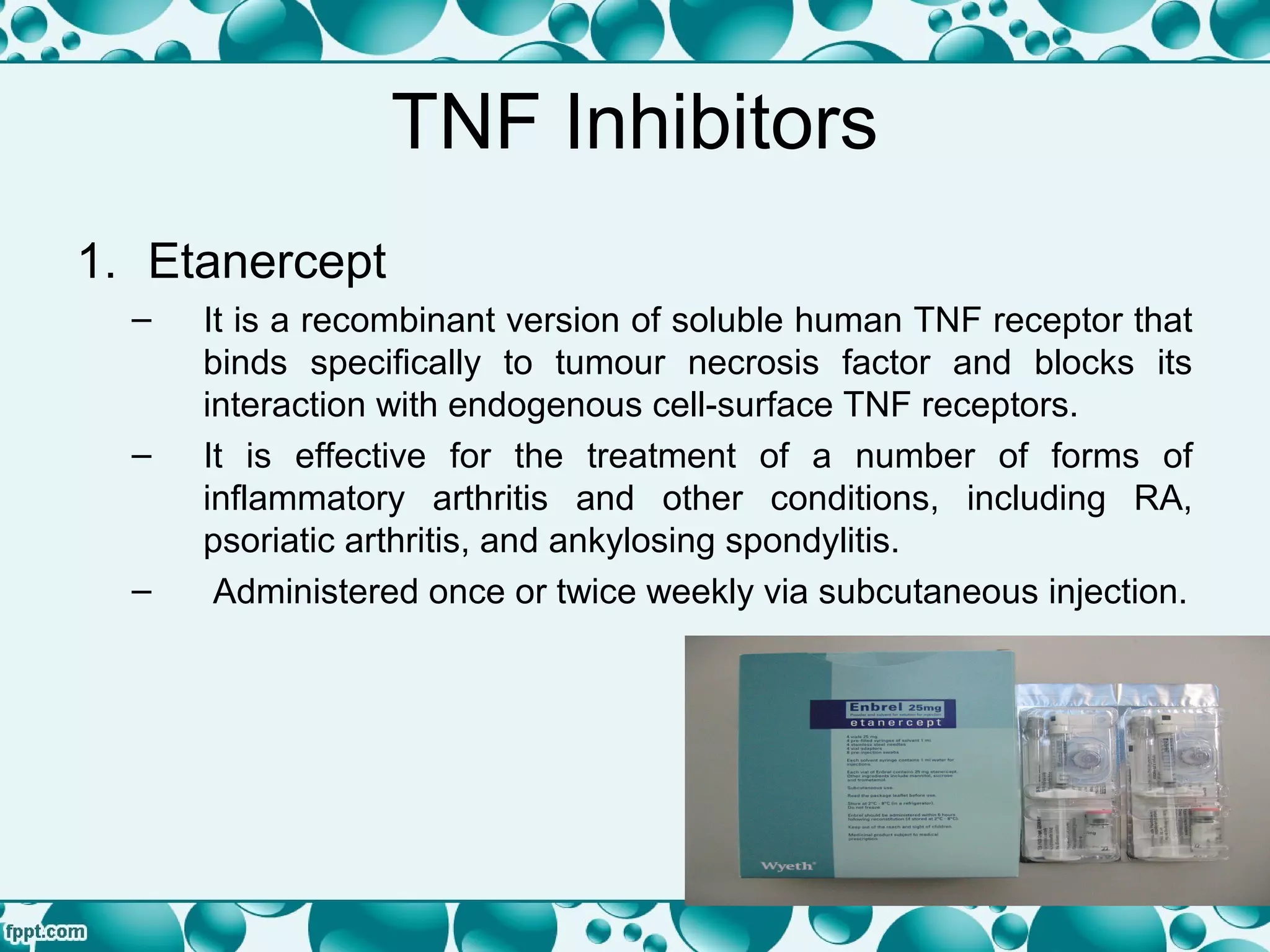 Biological treatment of Rheumatoid Arthritis | PPT