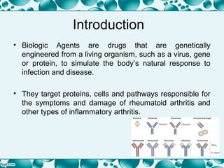 Biological treatment of Rheumatoid Arthritis | PPT