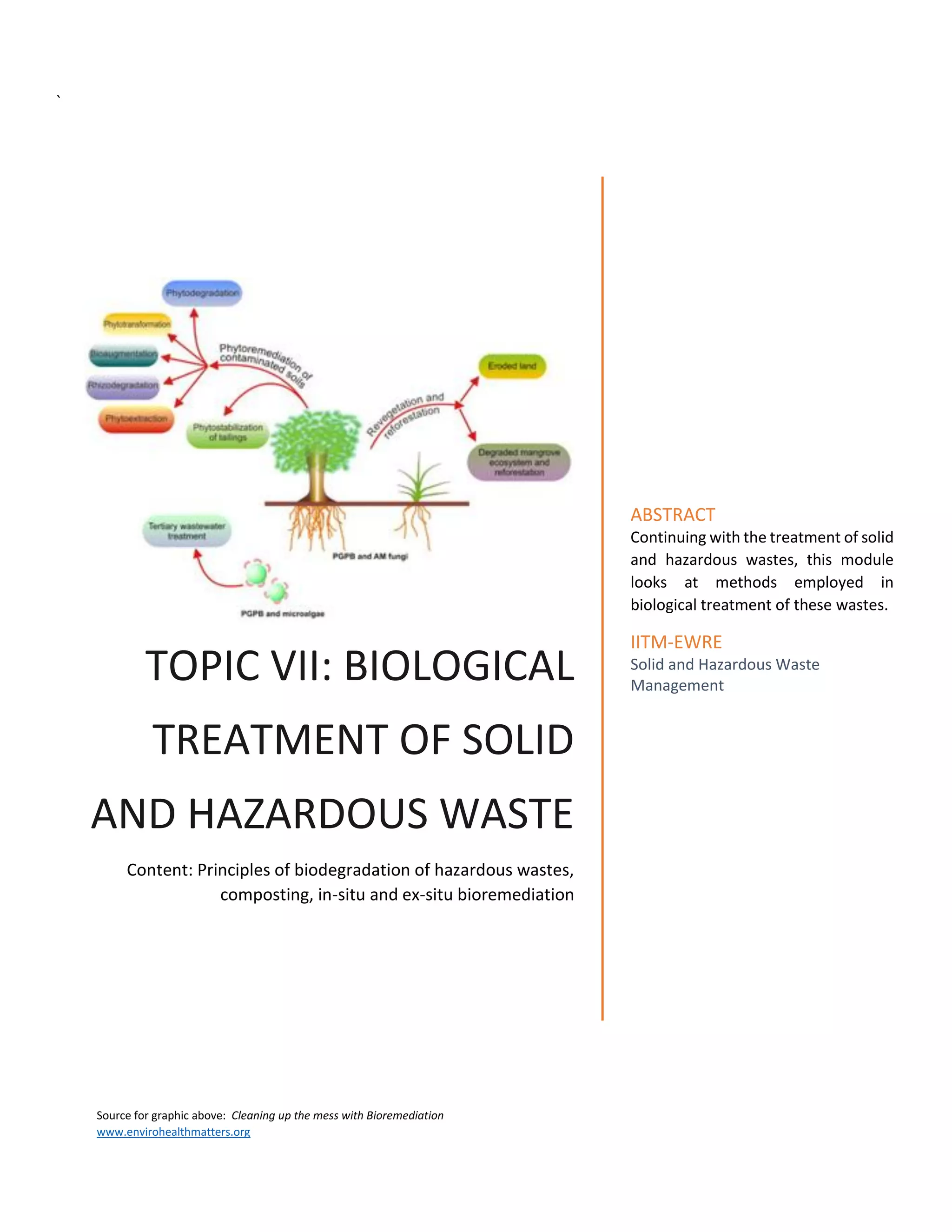 Biological treatment solid_hazardous_waste | PDF