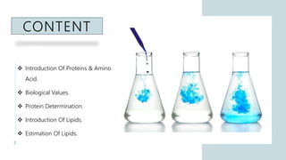 Biological Values And Estimation Of Proteins, Essential Amino Acids And ...