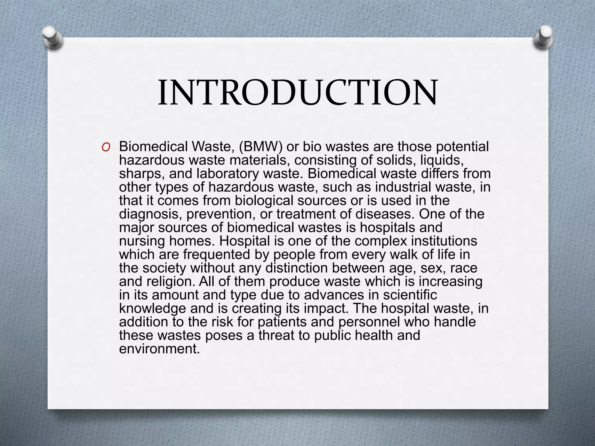 Biological waste management | PPTX