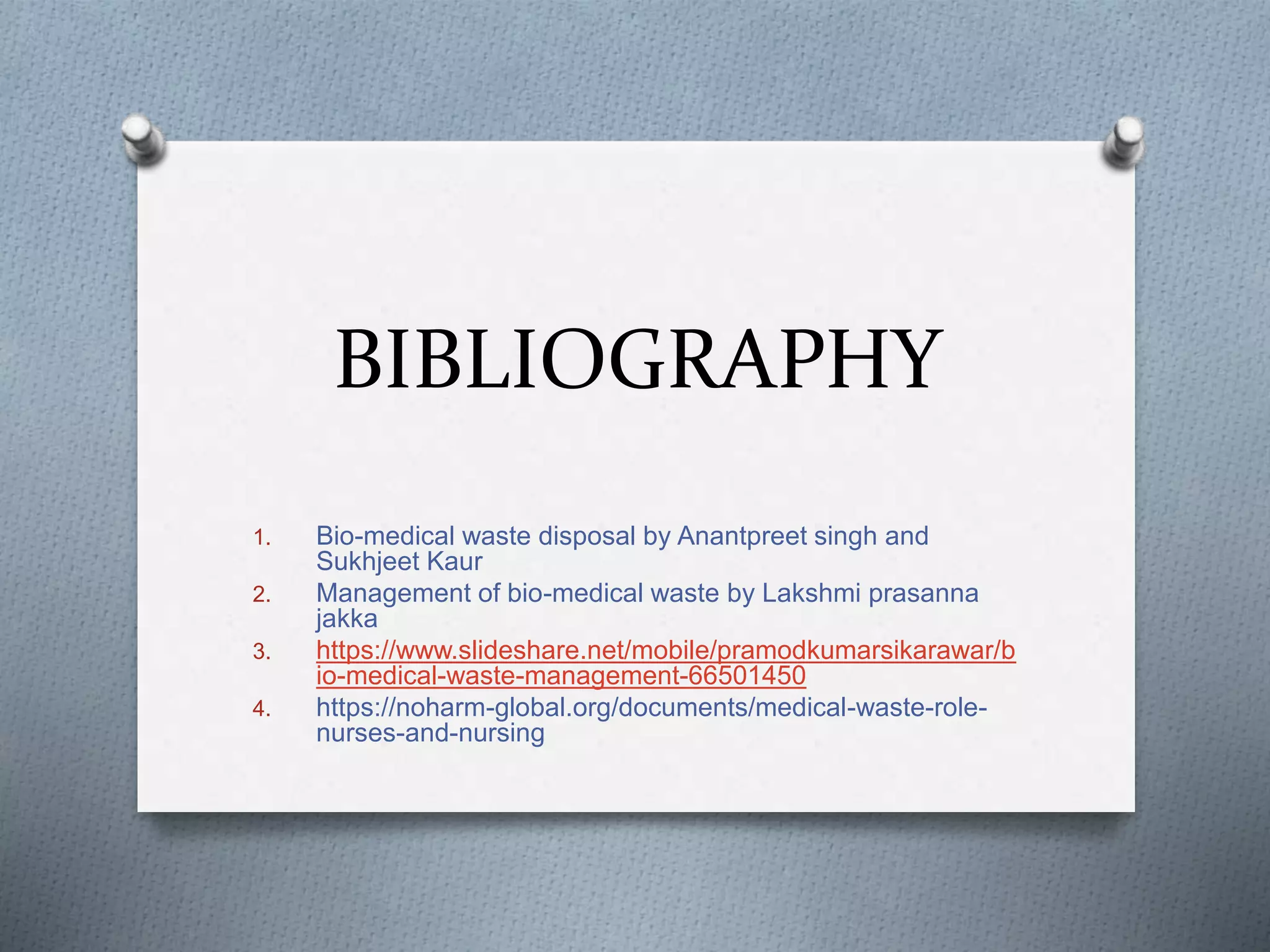 Biological waste management | PPTX