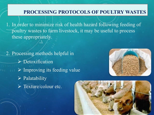 Biological wastes of Livestock and poultry and disposal through ...