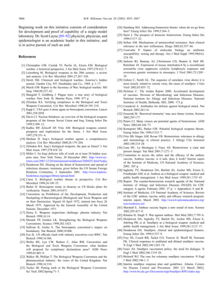 Biological weapons | PDF