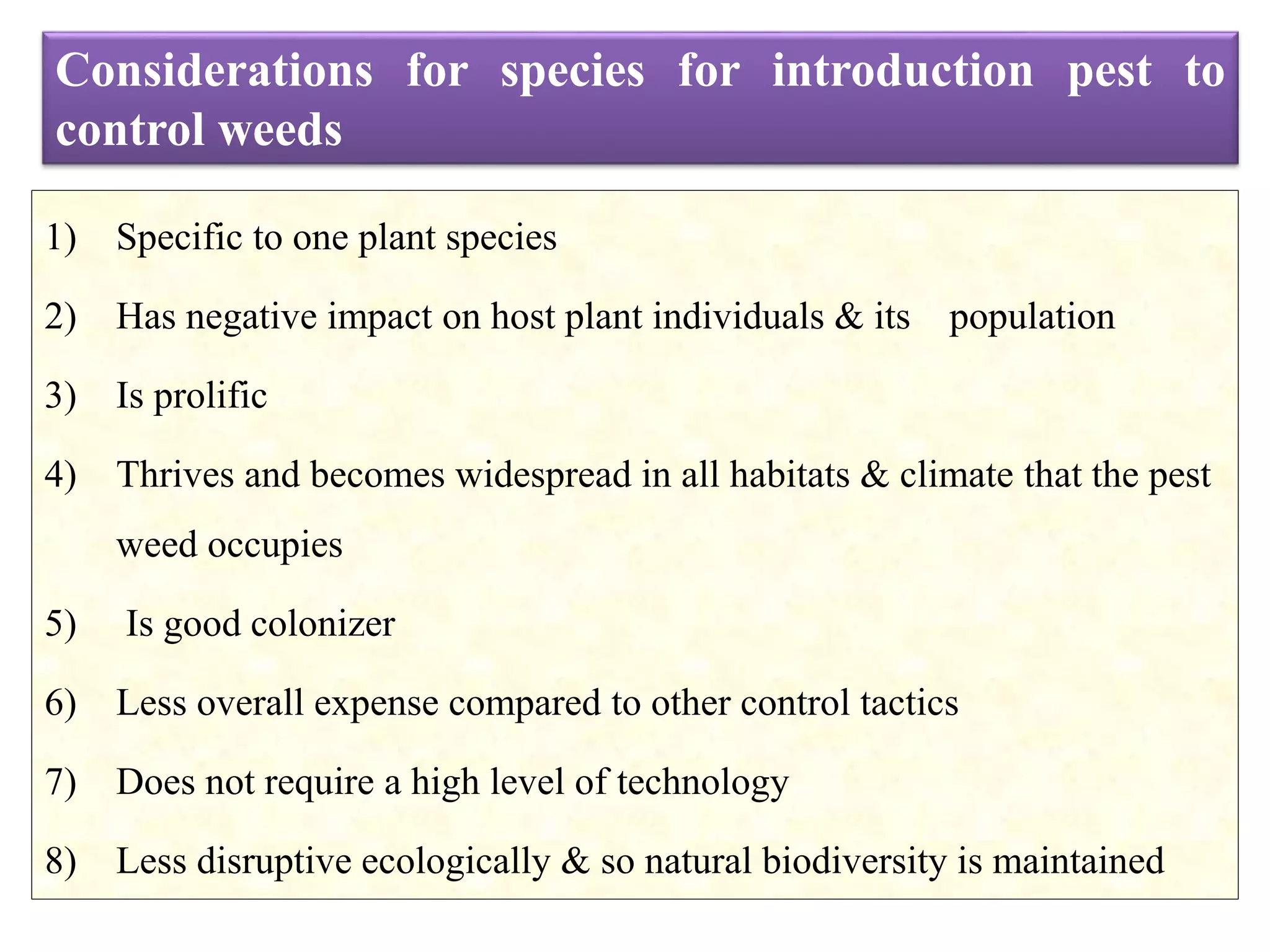 Biological weed control | PPTX