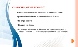 Biological weed management | PPTX