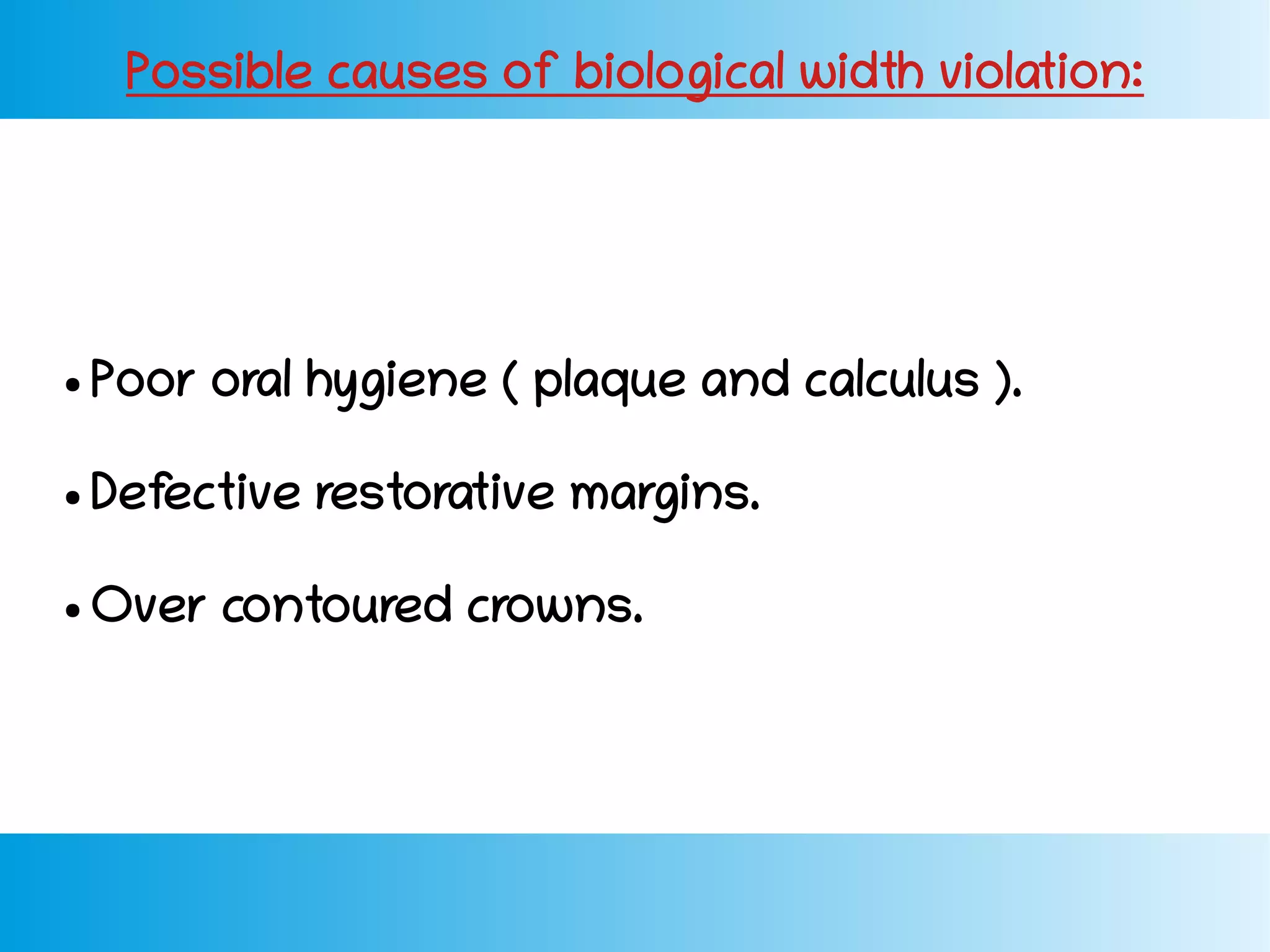 Biological width | PDF