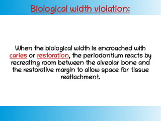 Biological width | PDF