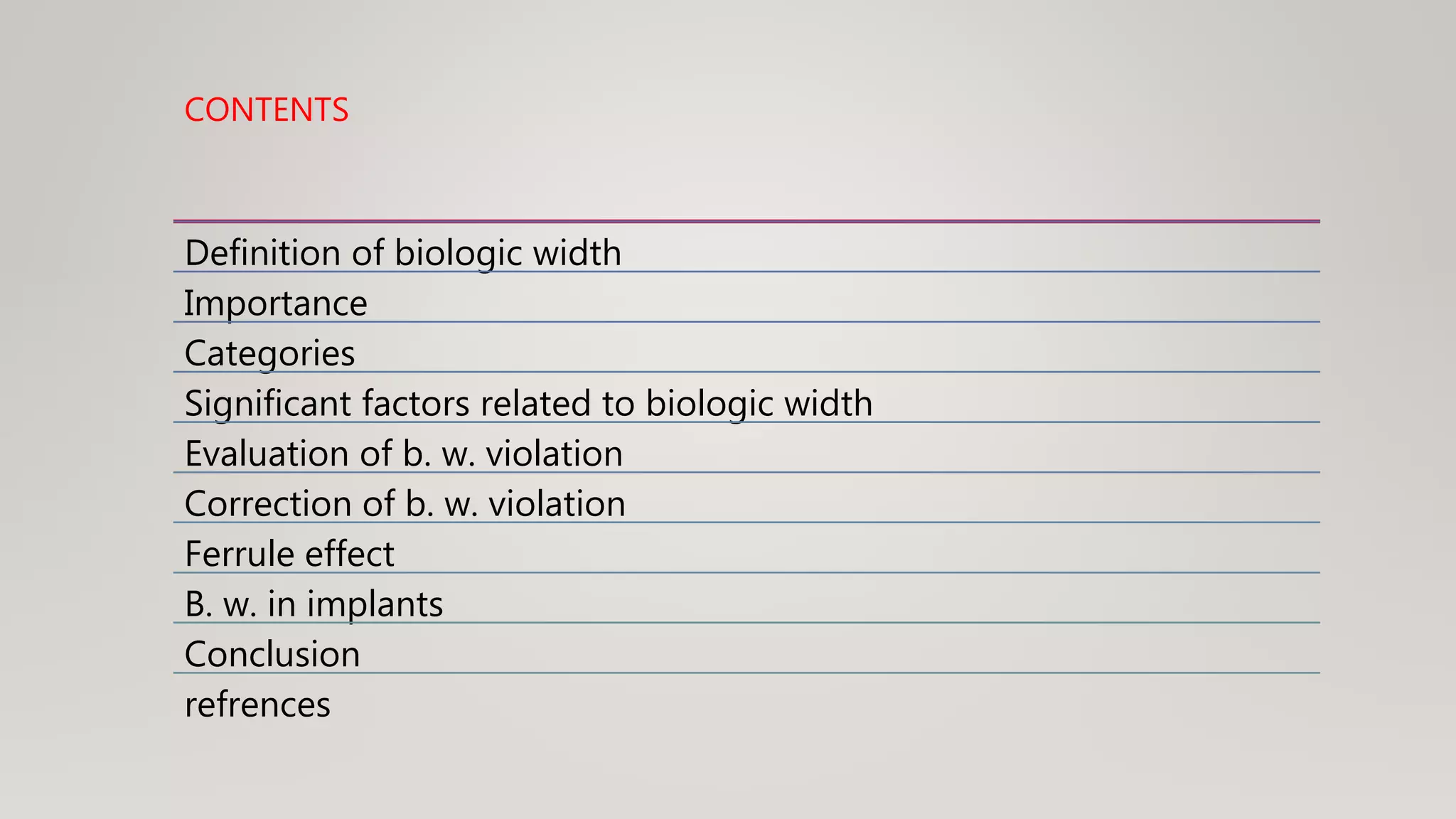 Biological width | PPTX