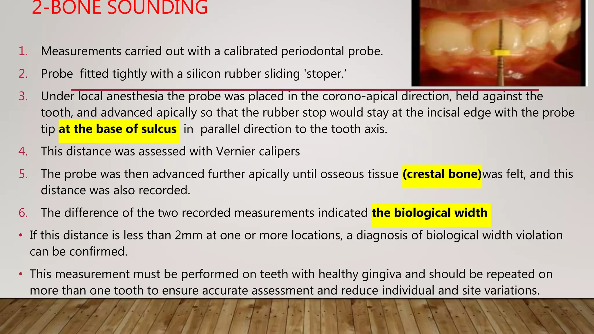Biological width | PPTX