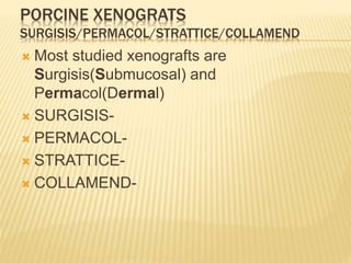 Biologic and composite mesh for repair | PPTX