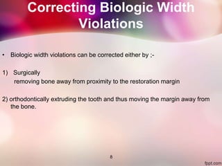 Biologic consideration | PPTX