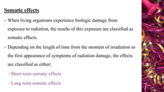 Biologic Effects of Radiation Exposure | PPT