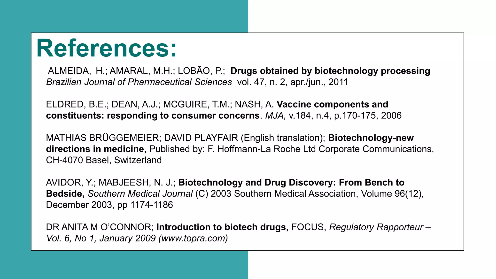 Biologics: Wonders of Biotechnology | PPTX
