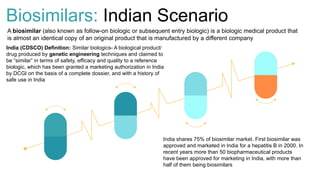 Biologics: Wonders of Biotechnology | PPTX | Biotech and Biomedical Industry | Industries