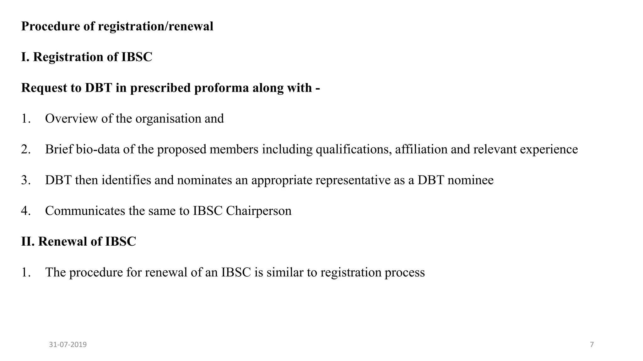 Biosimilar Development - IBSC - Regulatory Affairs | PPTX