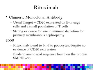 Journal Club - Biologics for Proteinuric Kidney Disease | PPT