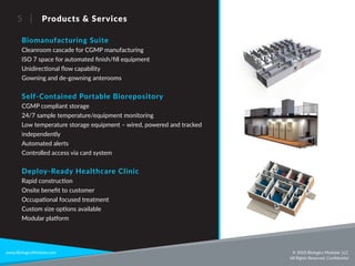Biologics Modular Offering Presentation Series D | PDF