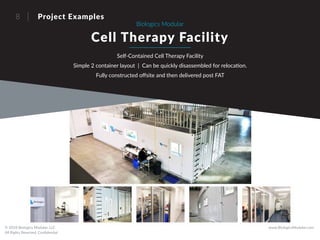 Biologics Modular Offering Presentation Series D | PPT