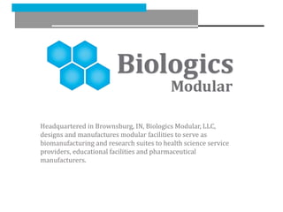 Biologics modular ppt 2018 - bio pharma facilities | PPTX | Biotech and ...