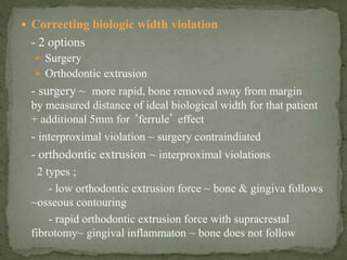 Biologic width | PPTX