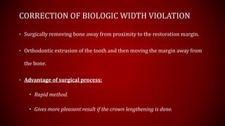 Biologic width | PPTX