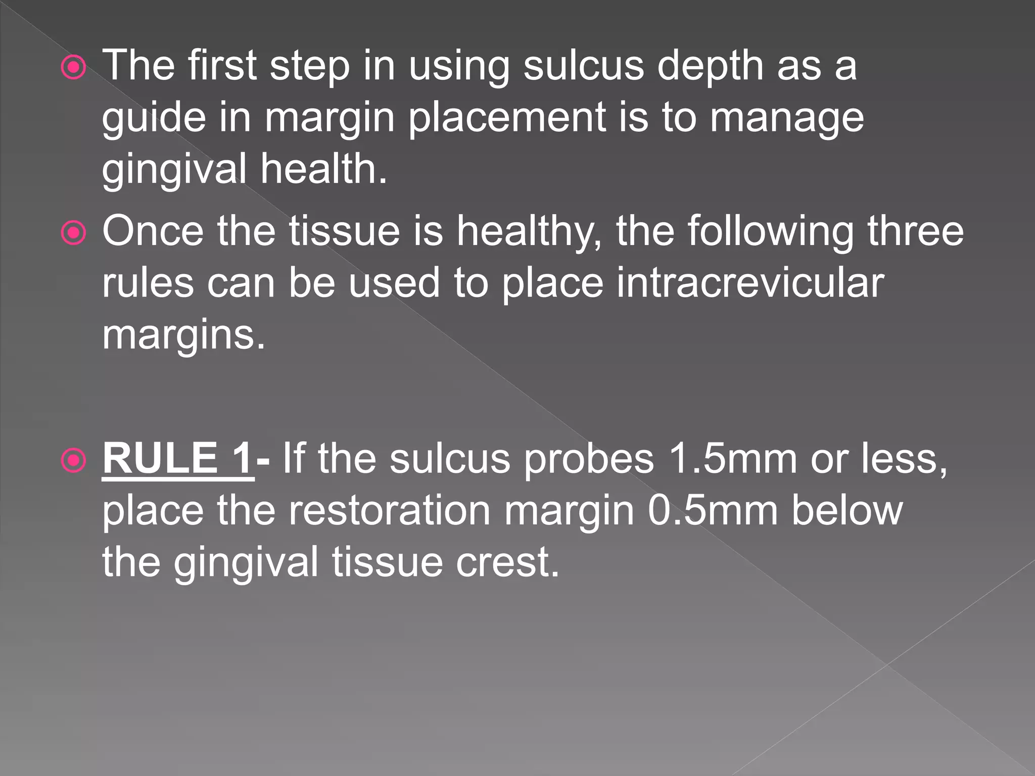 Biologic width - Importance in Periodontal and Restorative Dentistry | PPTX