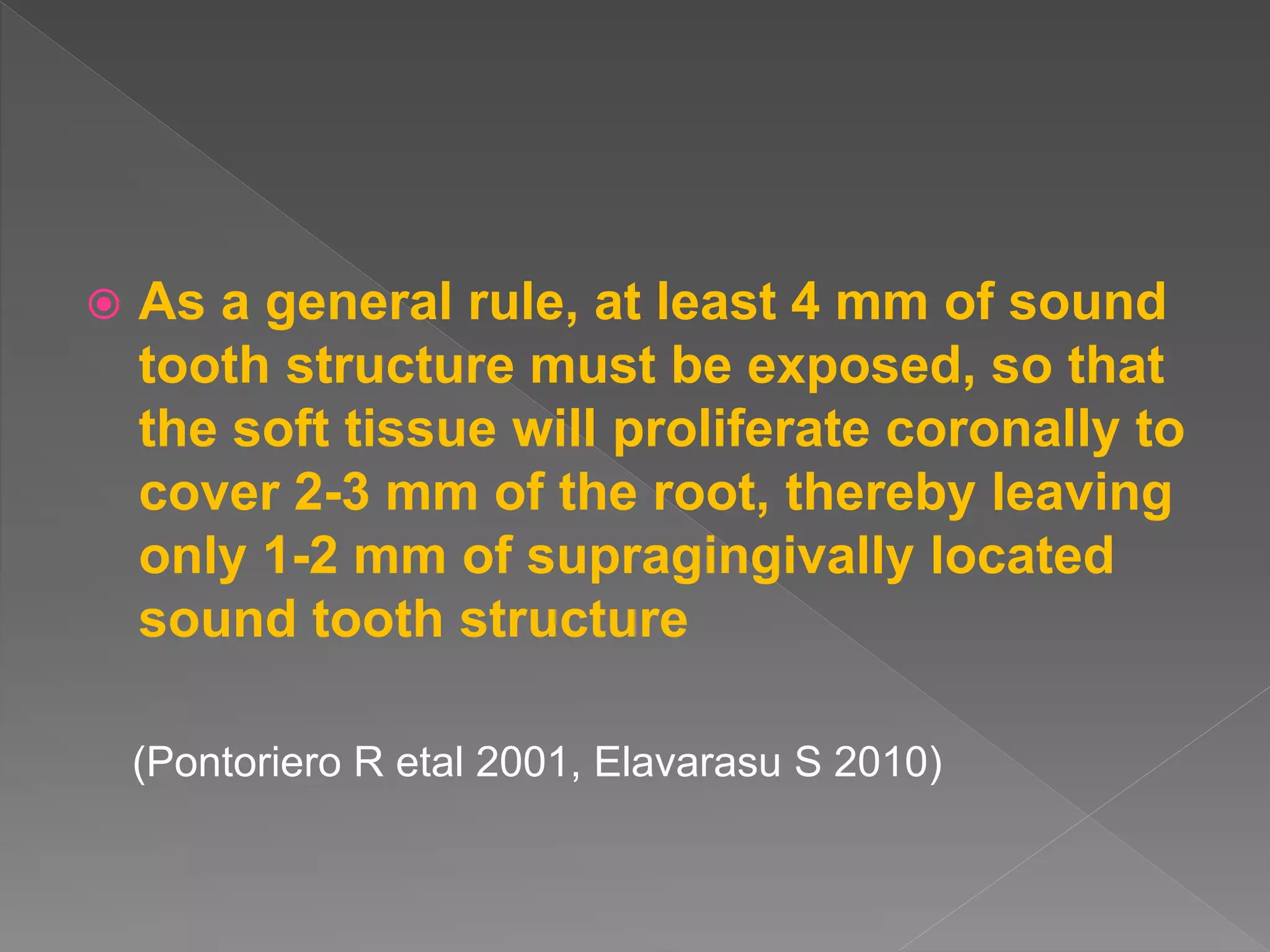 Biologic width - Importance in Periodontal and Restorative Dentistry | PPTX