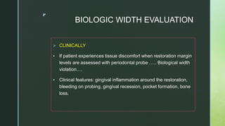 Biologic width | PPTX