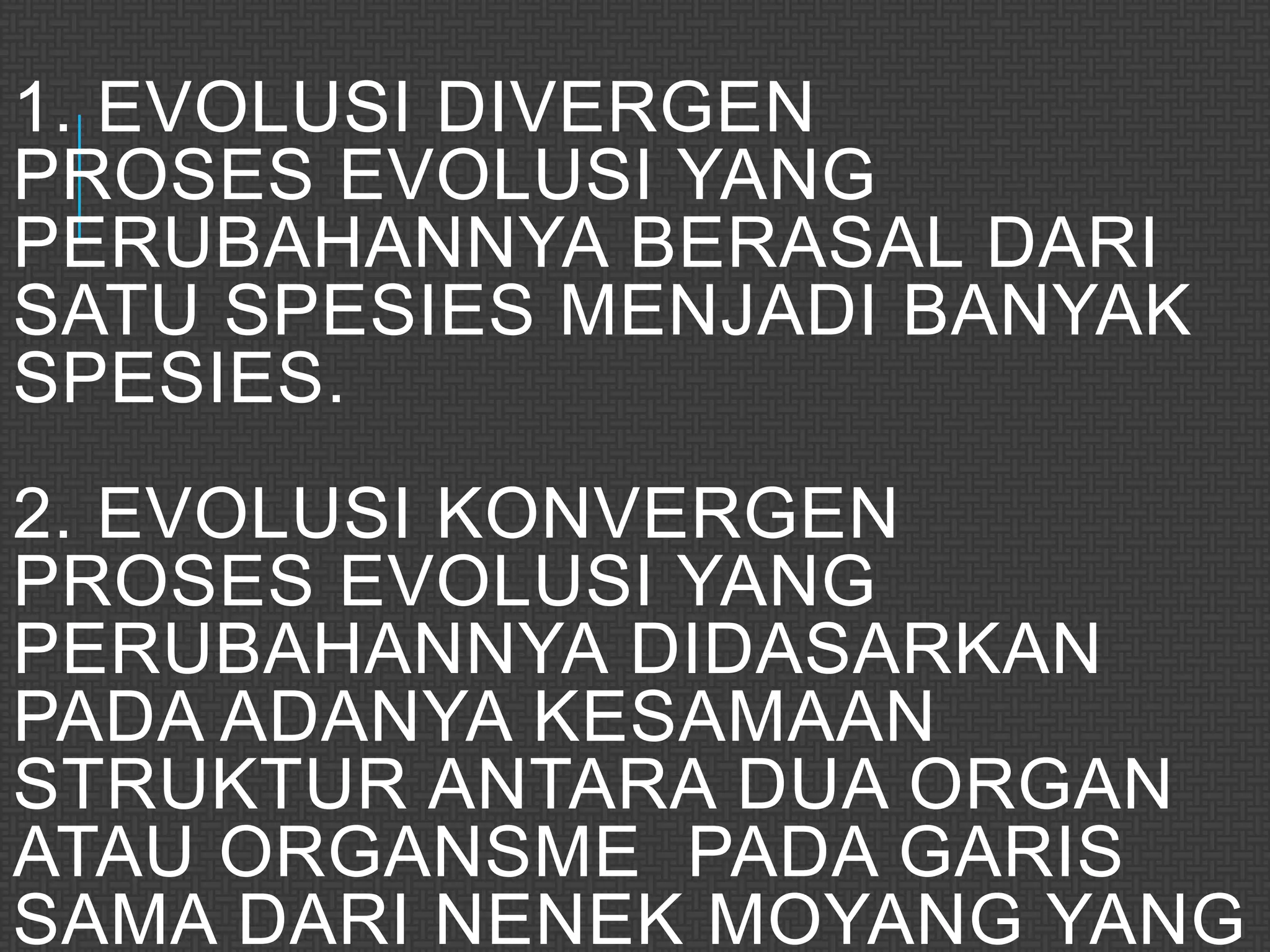Biologi evolusi | PPTX