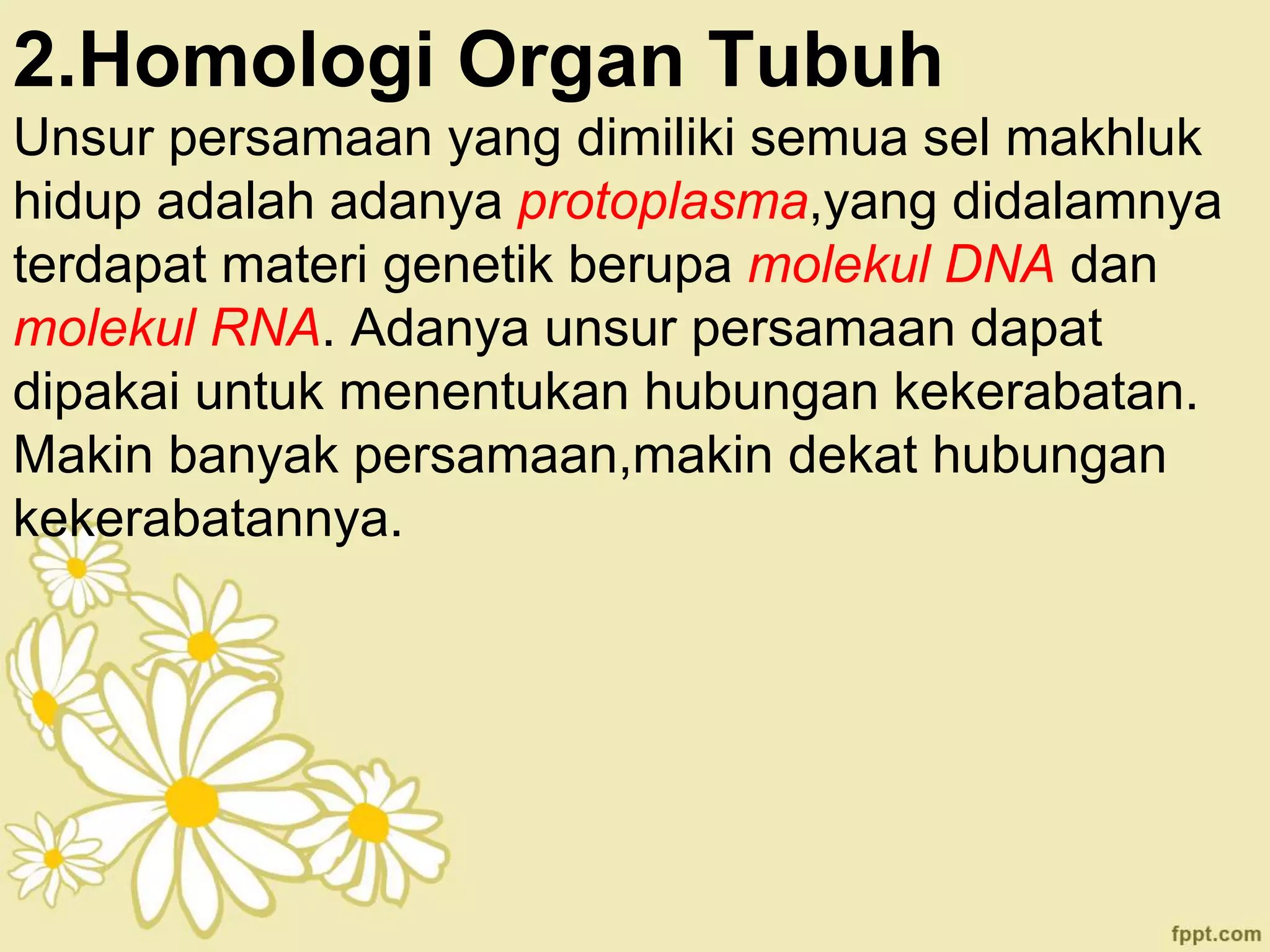 Biologi evolusi | PPTX