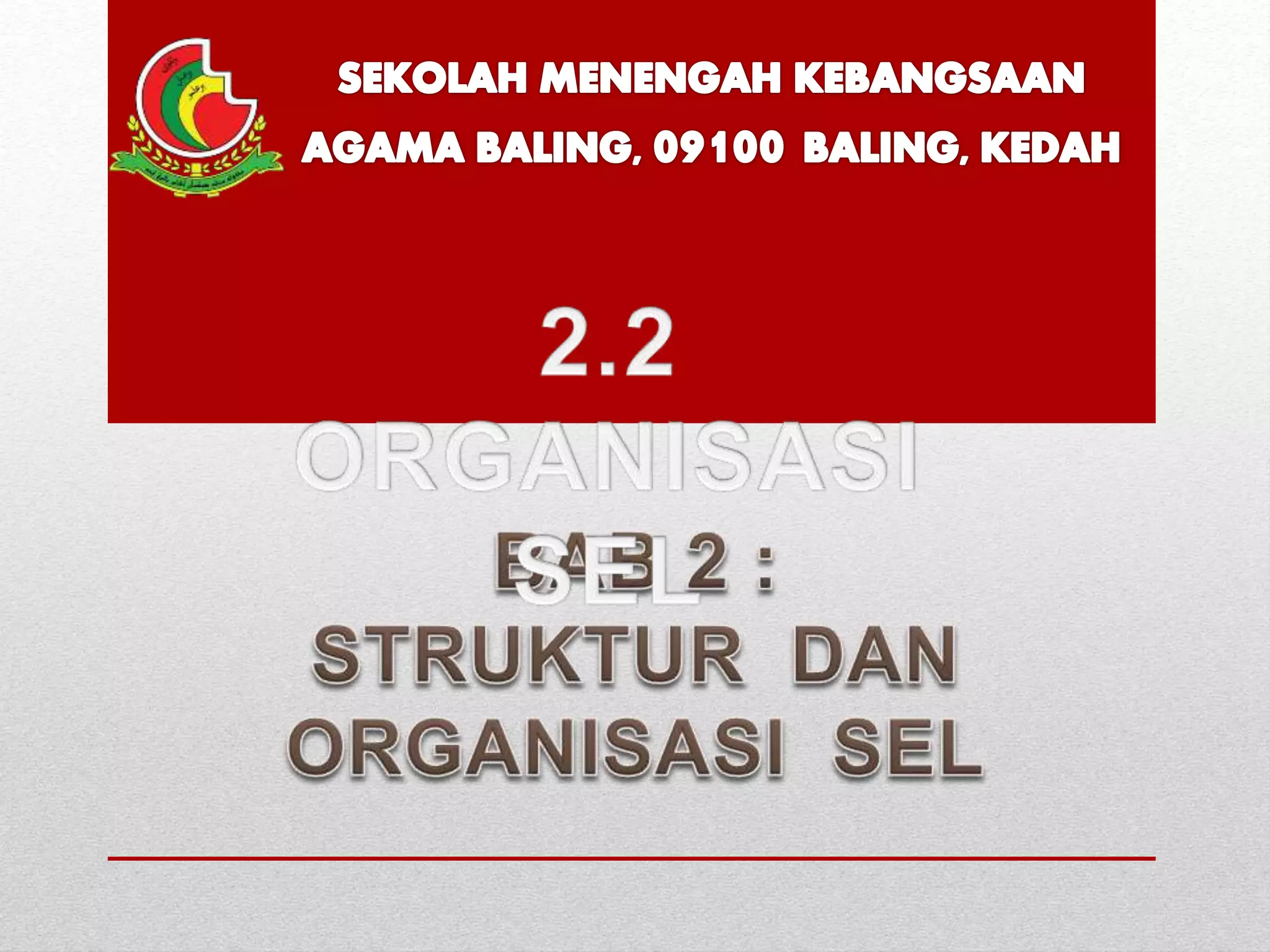 Biologi f4 bab 2.2 | PPTX