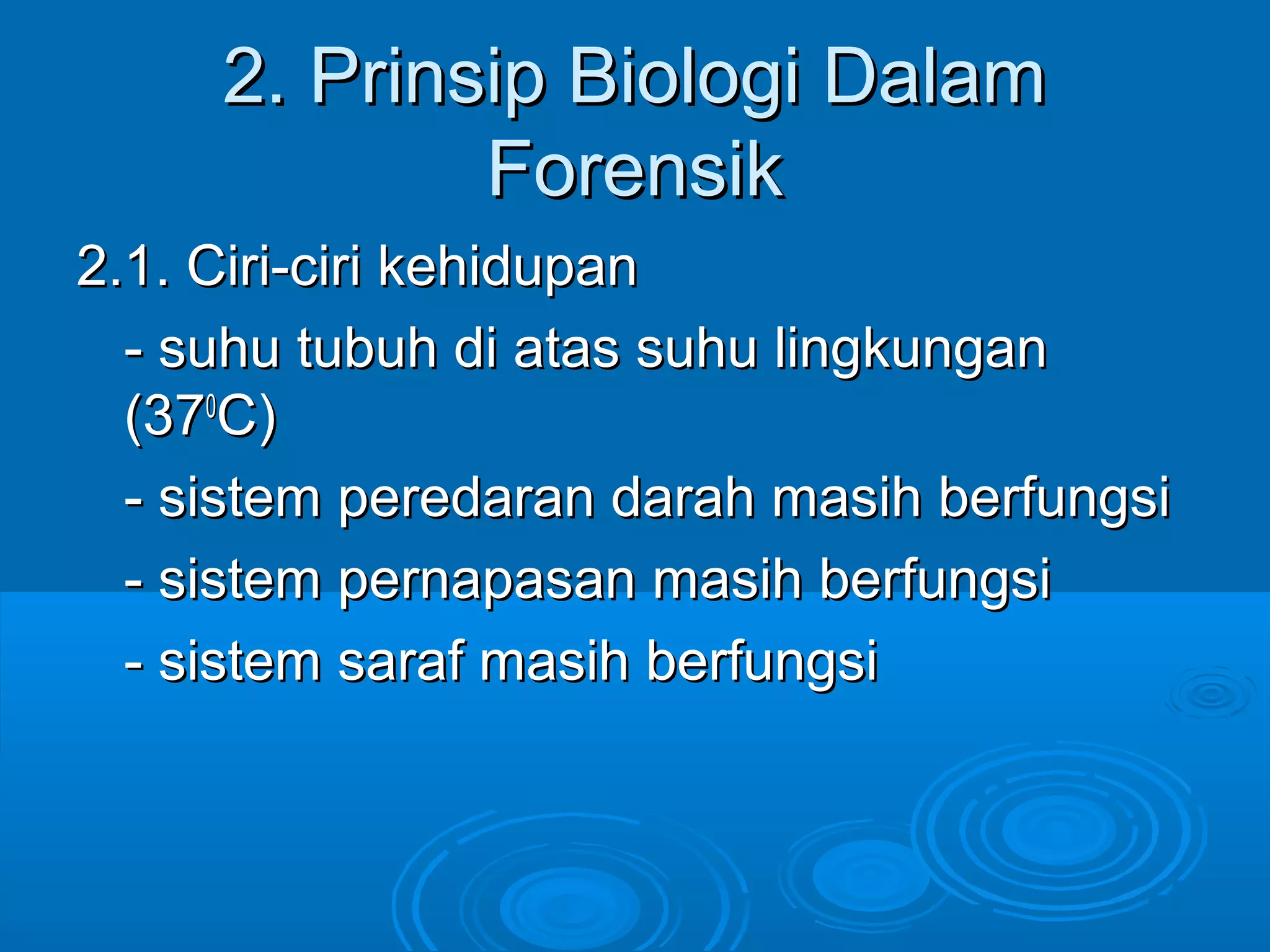 Biologi forensik | PPT