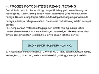 Biologi fotosintesis | PPT